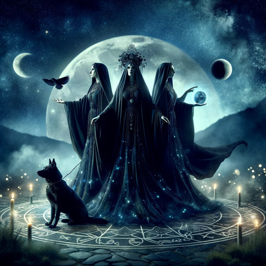 Hekate / Hecate Queen of Magic High Resolution Digital Image - Etsy UK
