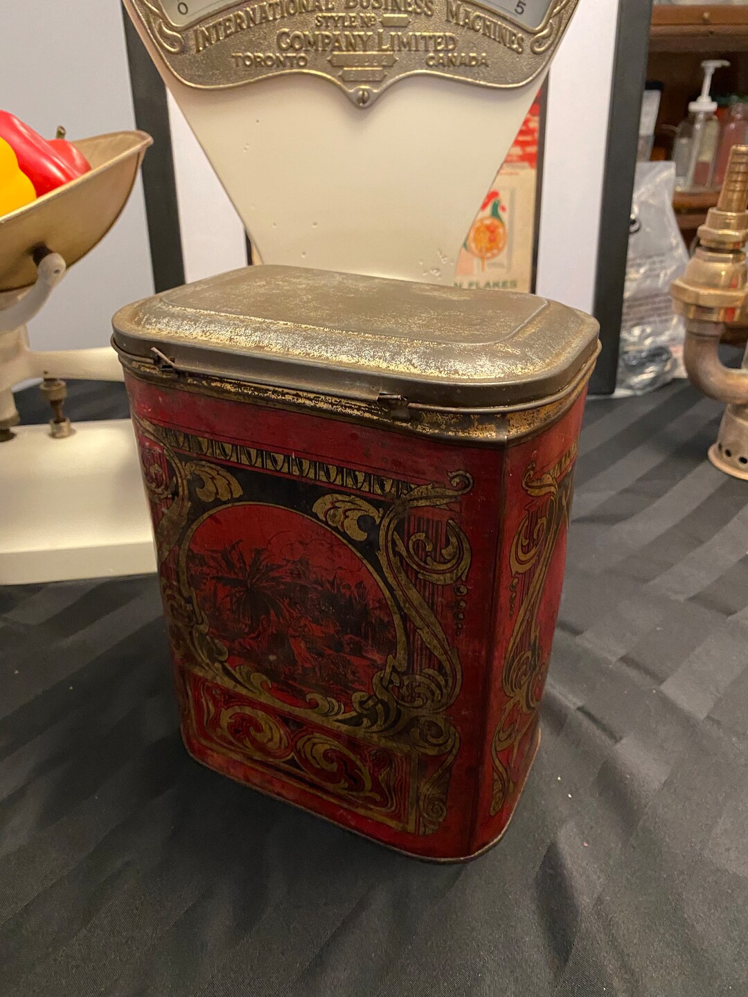 Early 1900s Tea Tin Ocean Blend Tea Company - Etsy