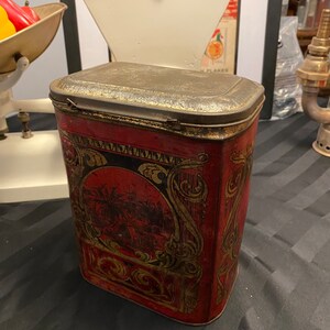 Early 1900s Tea Tin Ocean Blend Tea Company - Etsy