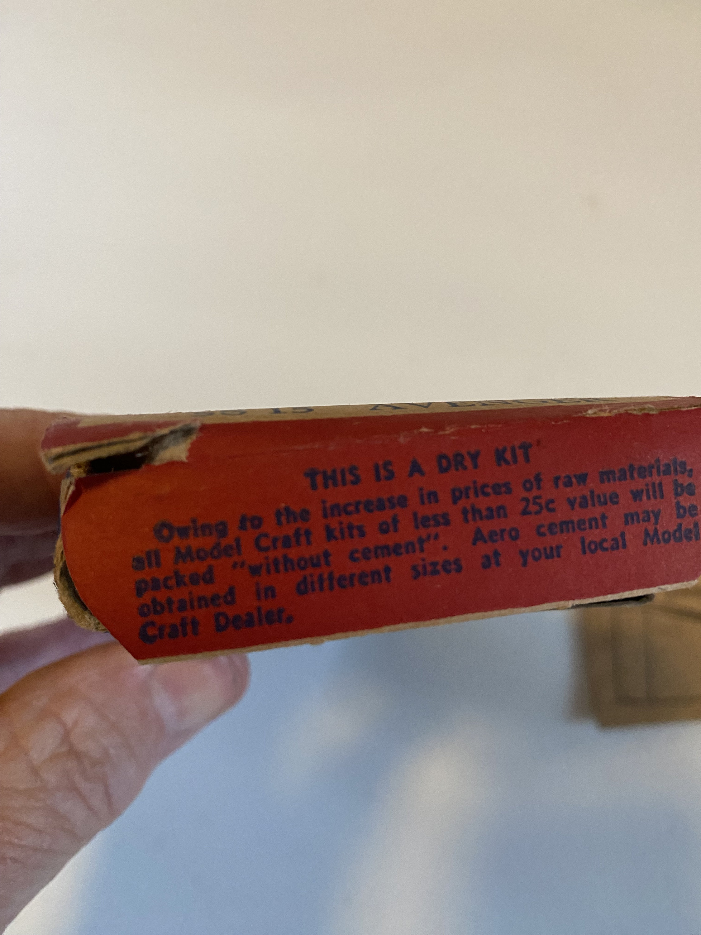 1930s Model Craft Solid Model Kit Avenger Grumman - Etsy