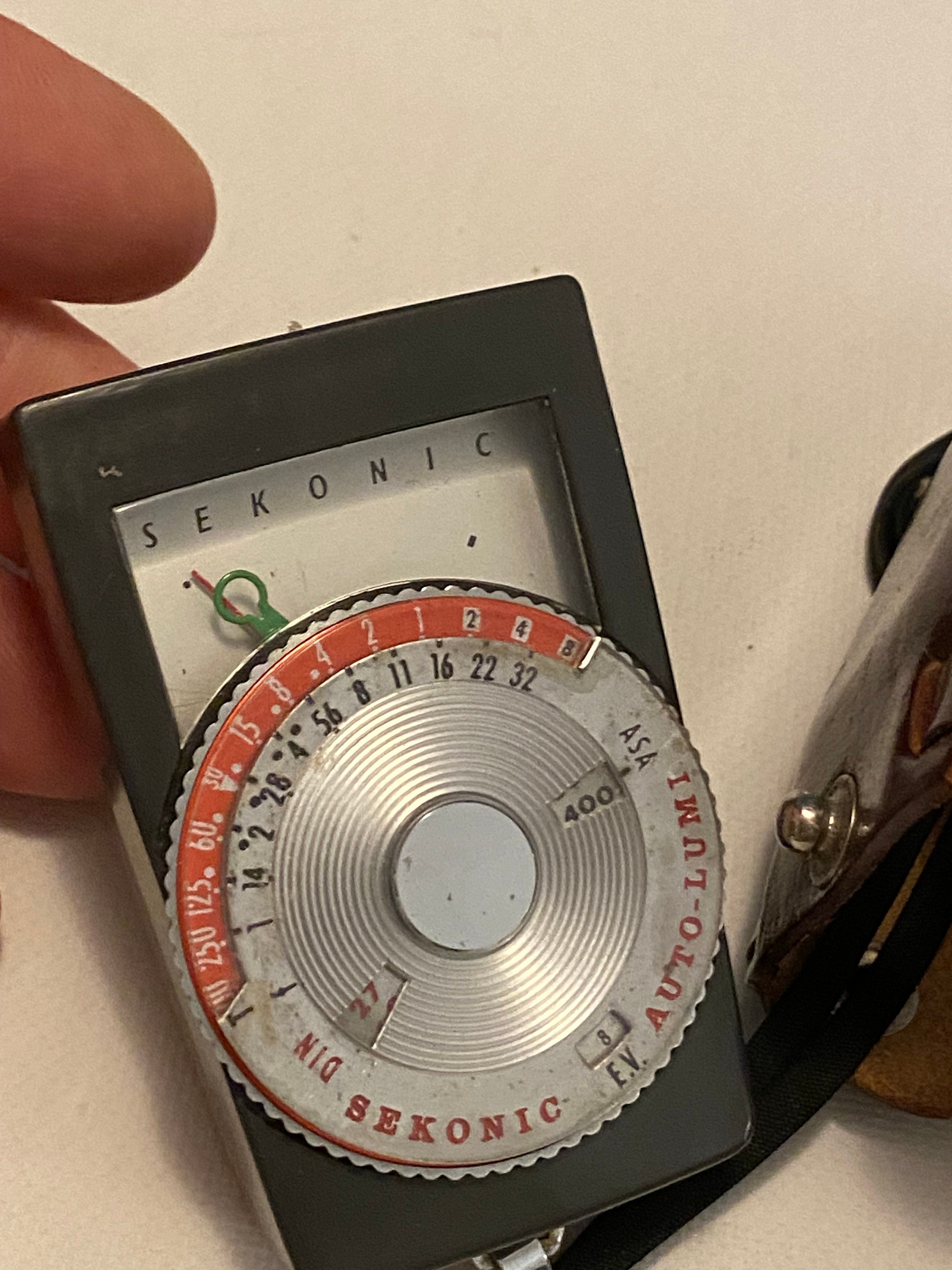 Vintage Sekonic Light Meter With Leather Case - Etsy