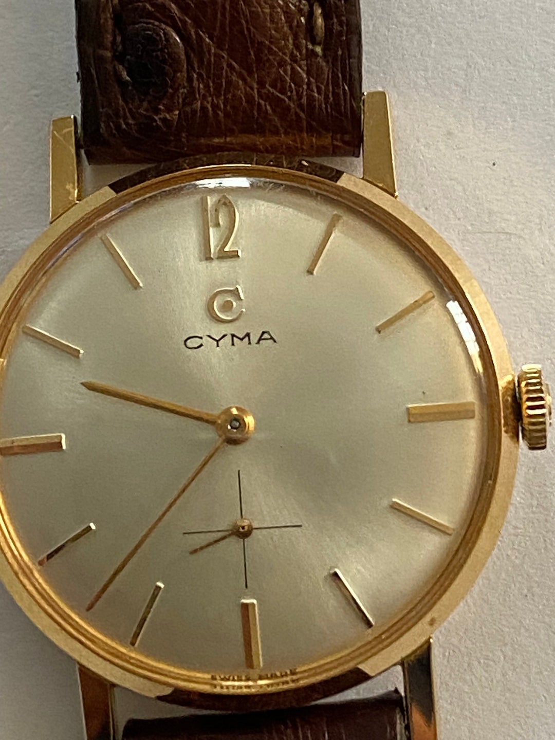 1950s Authentic CYMA Mens Swiss Made Gold Watch - Etsy