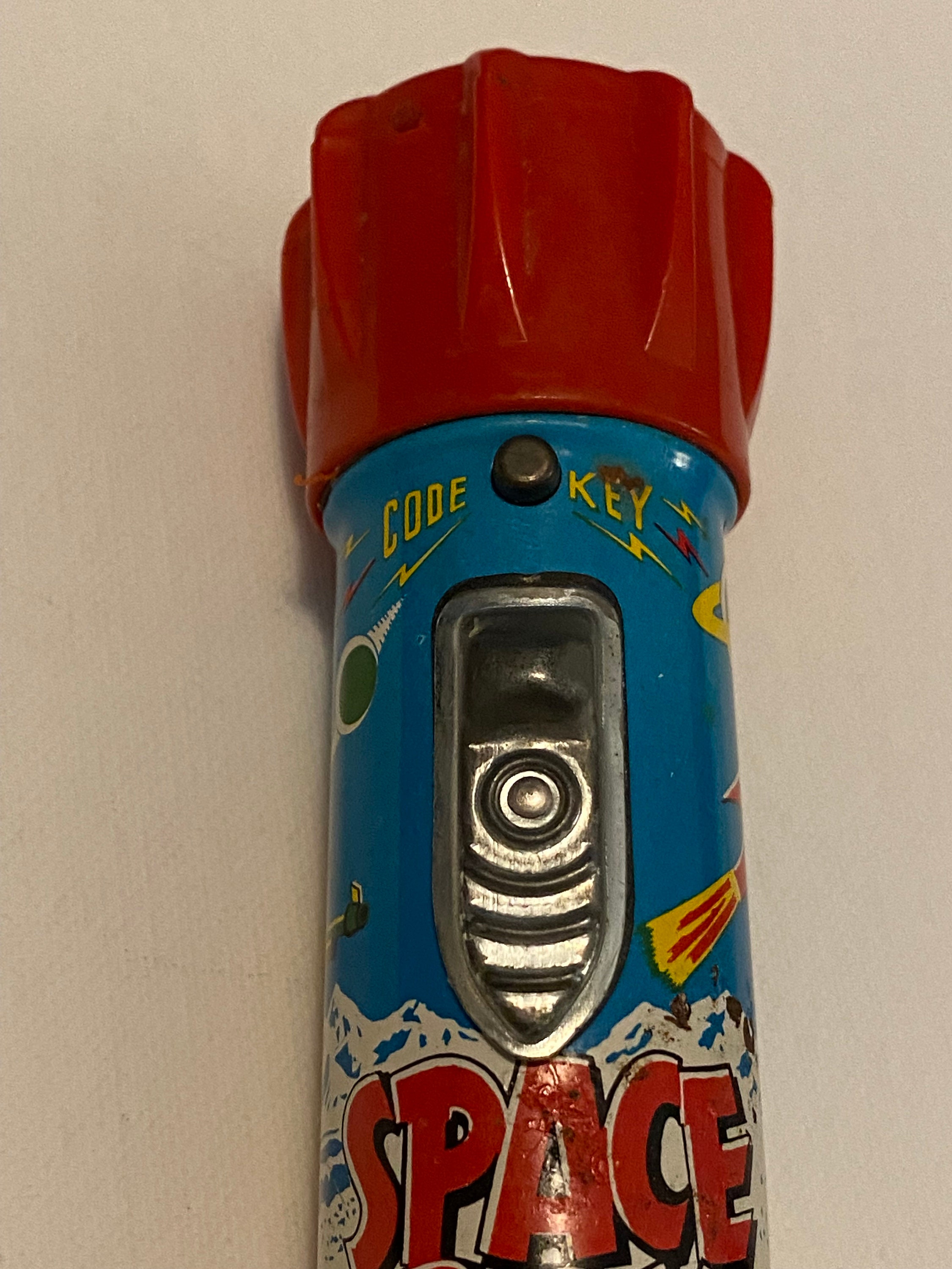 Vintage 1950s Space Boy Flashlight - Etsy