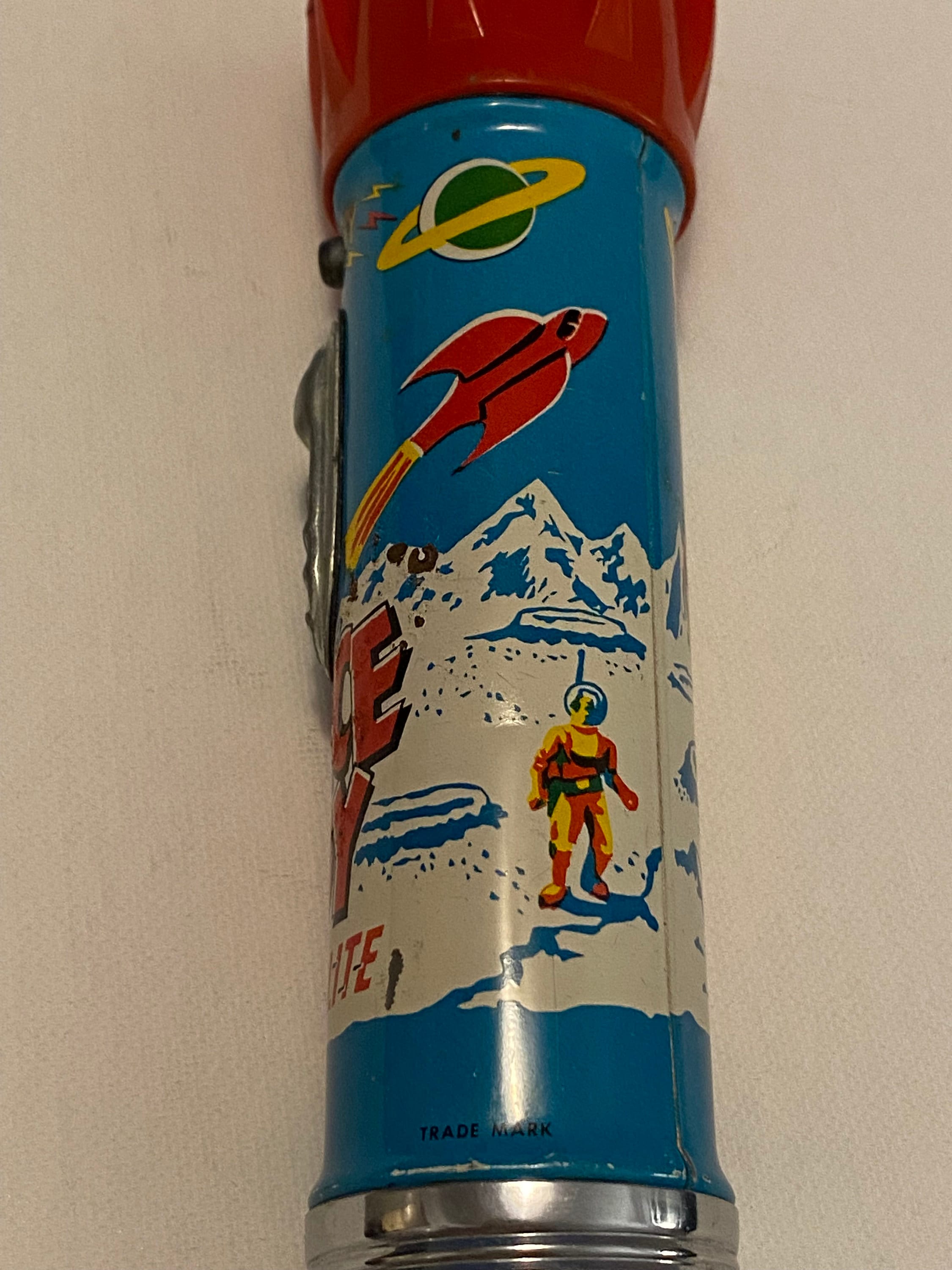 Vintage 1950s Space Boy Flashlight - Etsy
