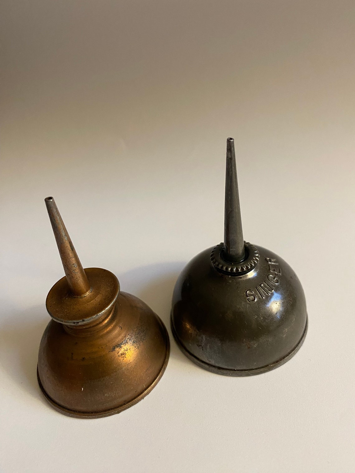 Vintage Singer Oiler Tins - Etsy