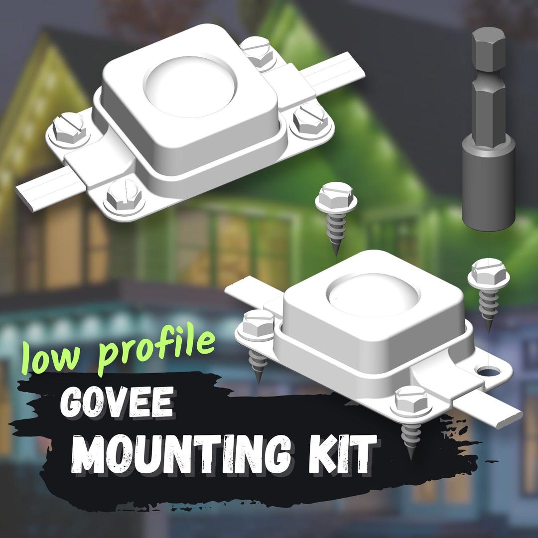 Mounting Kit for Govee Permanent Outdoor Light – 36 Brackets for RGBIC ...