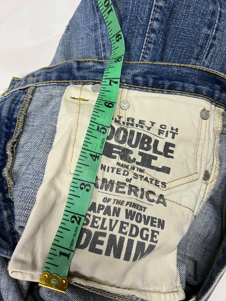 Vintage RRL Denim DISTRESSED Polo Selvedge Slim Fit - Etsy