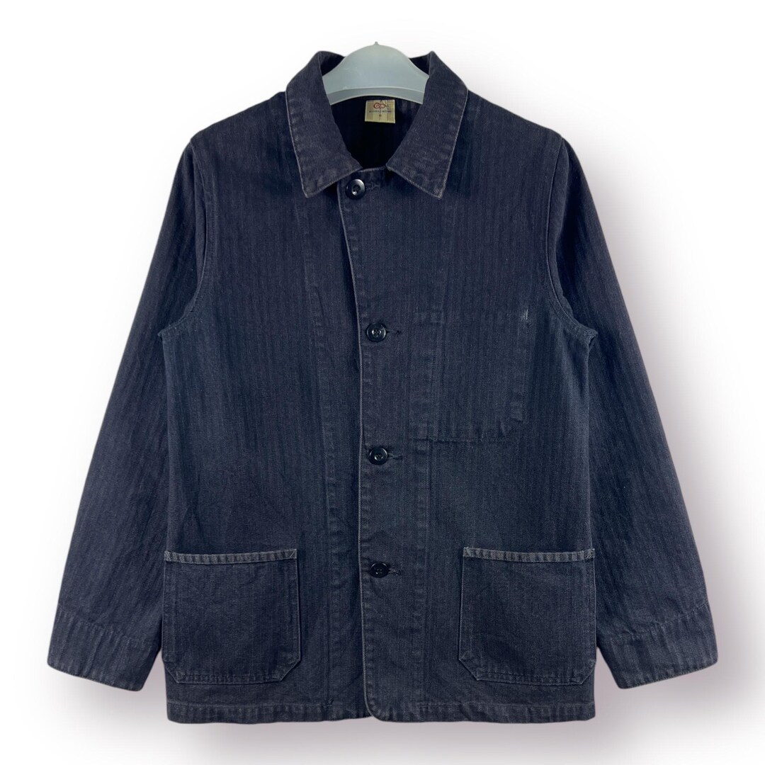 Vintage Japan Global Work Denim Chore Jacket - Etsy