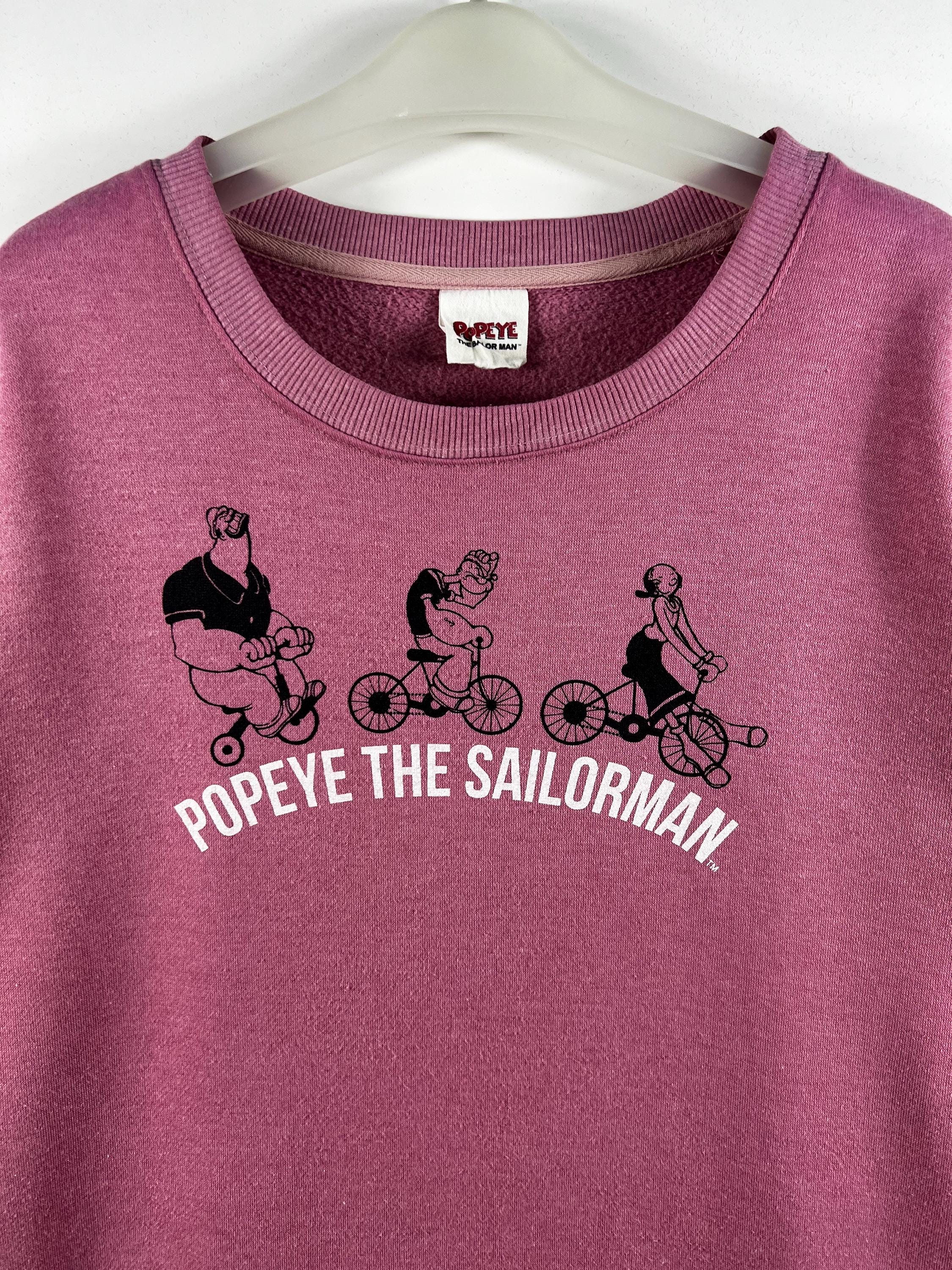 Vintage Popeye the Sailor Man Cartoon Network Sweatshirt - L - Etsy