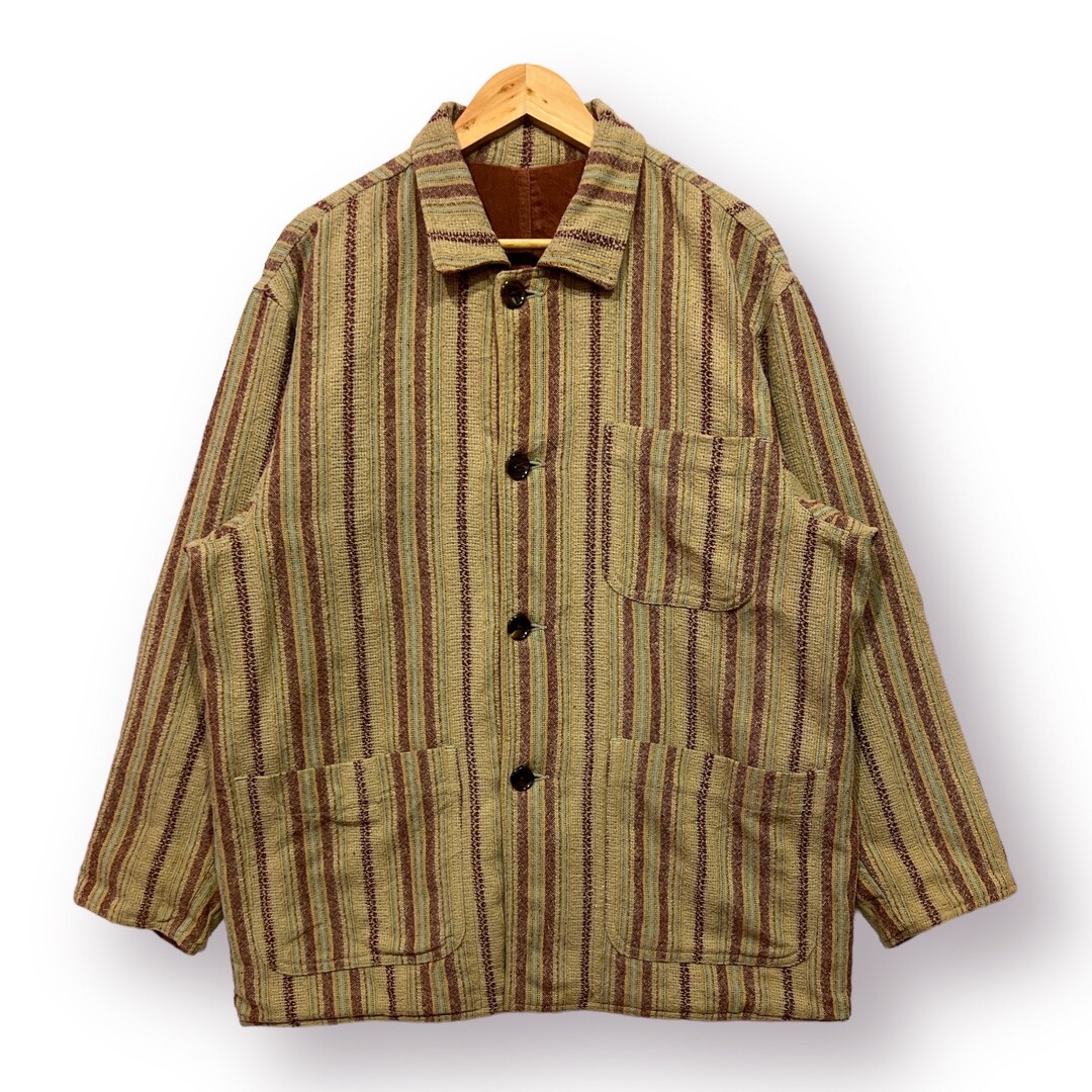 Vintage Abahouse Japan Baja Style Chore Reversible Jacket - Etsy