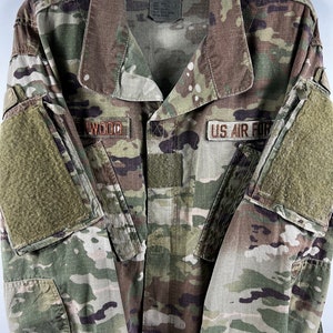 Vintage Military Issued Multi Cam USAF LARGE Size Uniform - Etsy