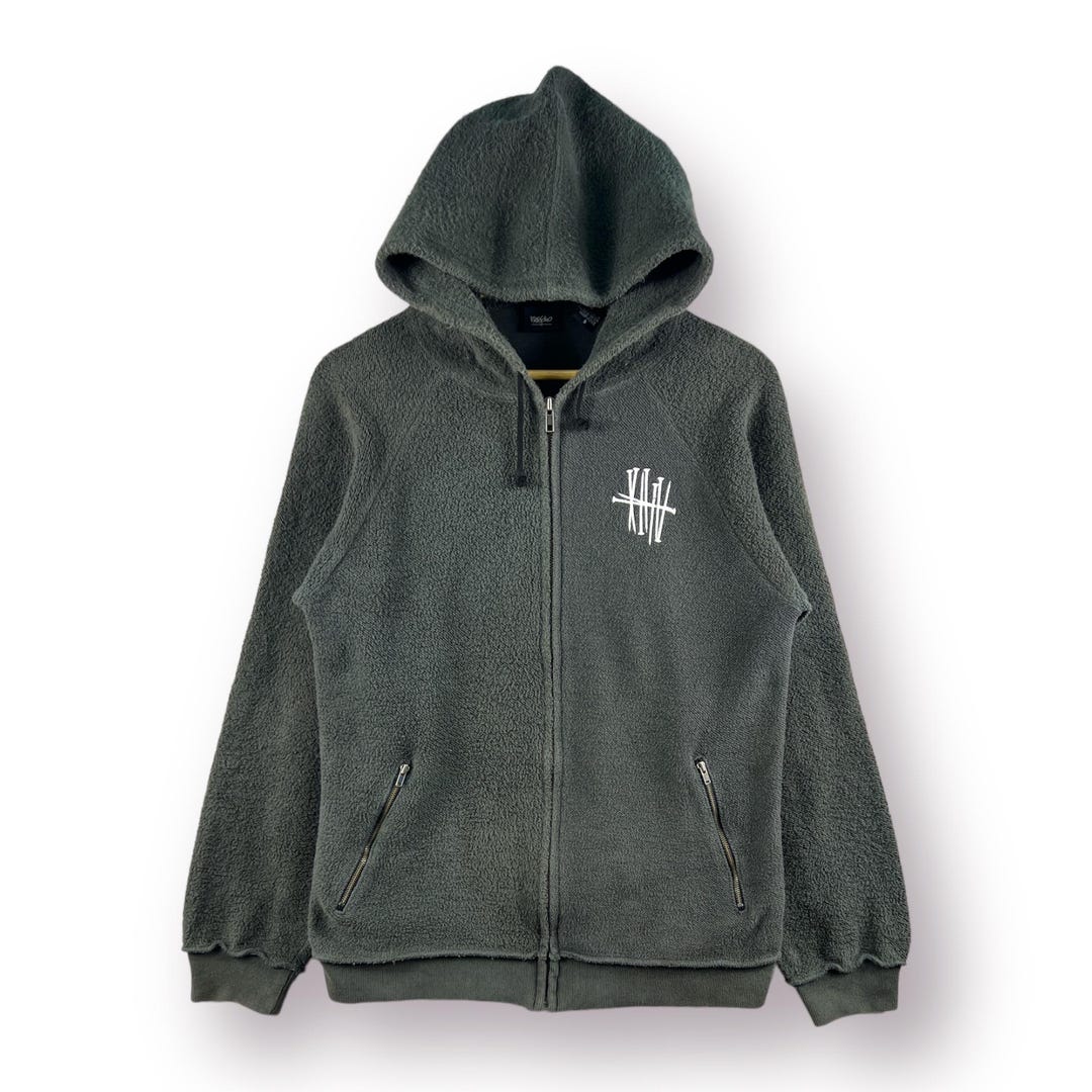 Vintage Japanese Mossimo Skull Hoodie Fleece Jacket - Etsy