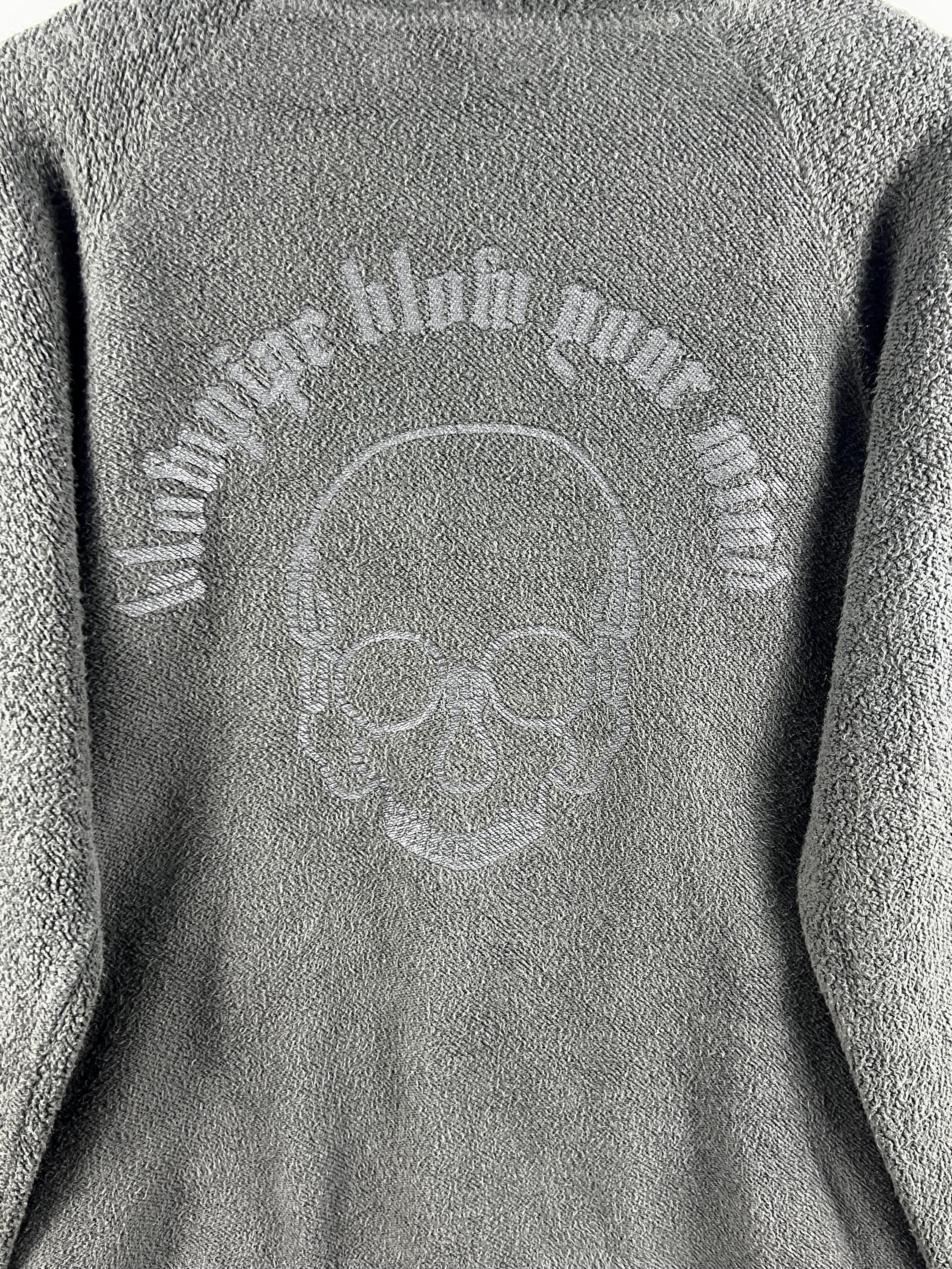 Vintage Japanese Mossimo Skull Hoodie Fleece Jacket - Etsy