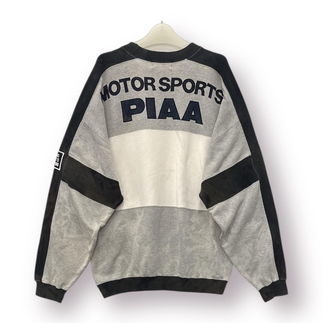 Vintage 90's Racing PIAA Motorsport Distressed V-stitch Crewneck RARE ...