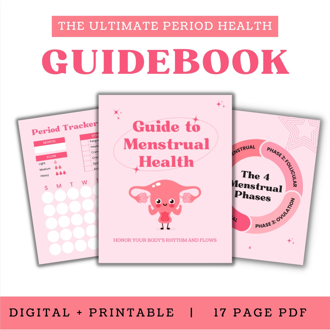 Period Book, Menstrual Book, Period Tracker, Period Guide, Menstruation ...