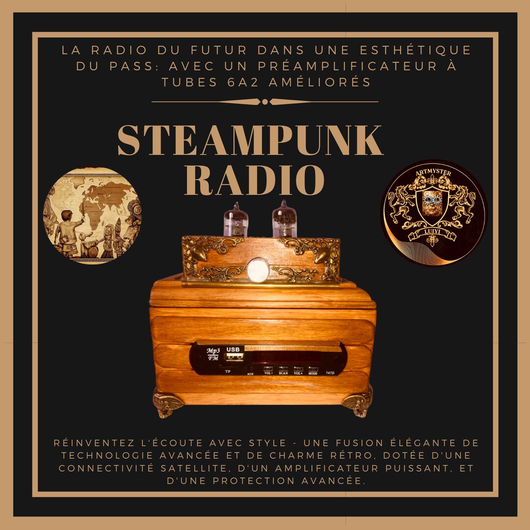 Vintage Steampunk Radio - Etsy