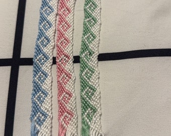 Greek Wave Knotted Friendship Bracelet - Etsy
