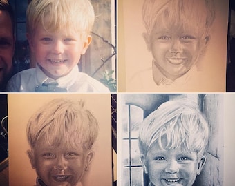 Custom Portrait Drawings - Etsy