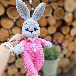 DOR Bunny Amigurumi/crochet Rabbit/ Easy Crochet Pattern/low Sew /plush ...