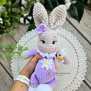 DOR Bunny Amigurumi/crochet Rabbit/ Easy Crochet Pattern/low Sew /plush ...