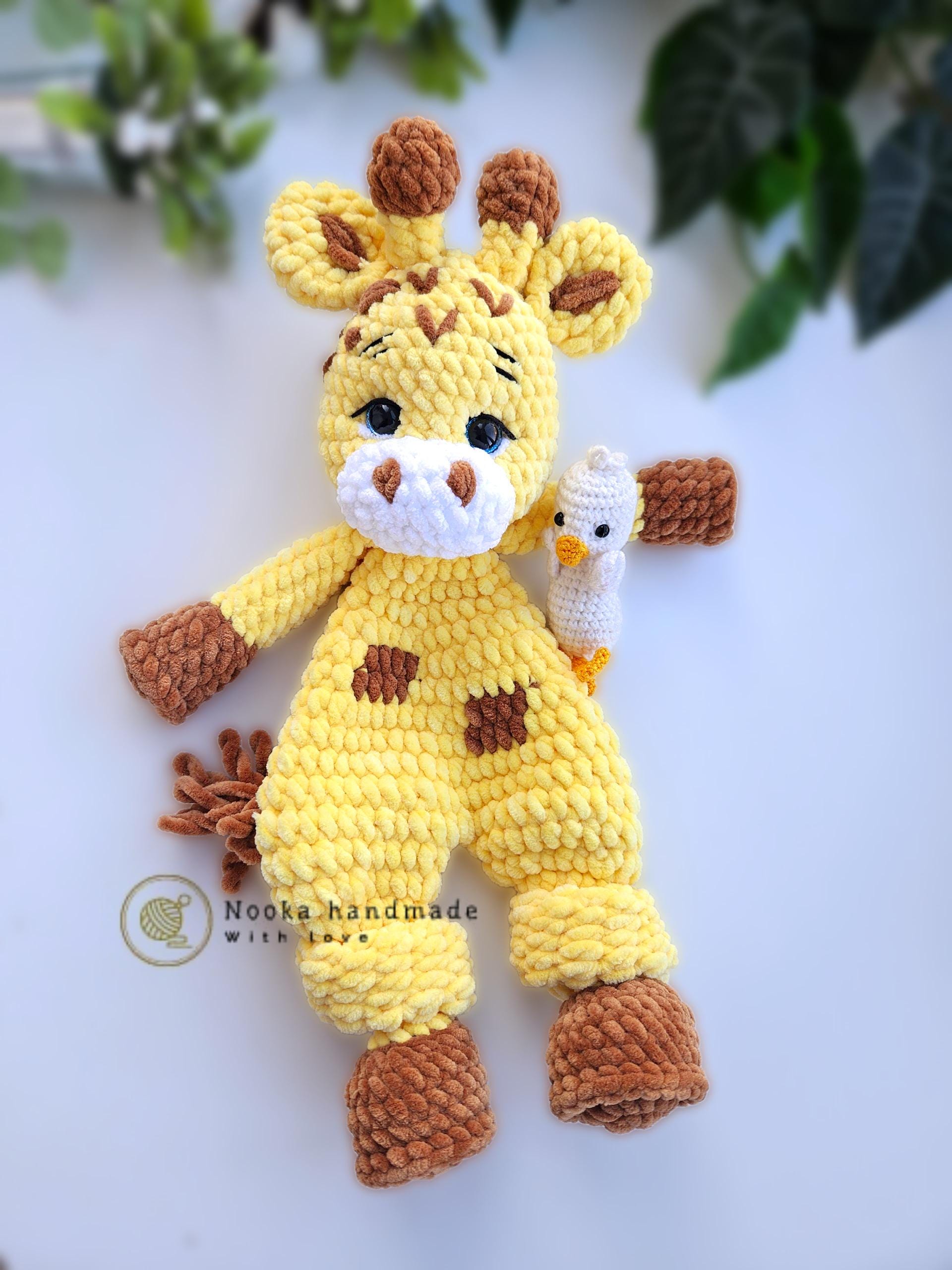 Crochet Giraffe Snuggler Toy Pattern: Beginner Friendly (PDF Pattern ...