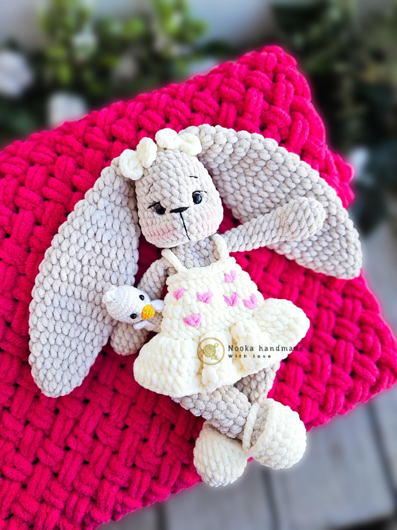 DORA Bunny Amigurumi/crochet Rabbit/ Easy Crochet Pattern/low Sew ...