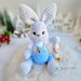 DOR Bunny Amigurumi/crochet Rabbit/ Easy Crochet Pattern/low Sew /plush ...