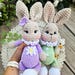 DOR Bunny Amigurumi/crochet Rabbit/ Easy Crochet Pattern/low Sew /plush ...