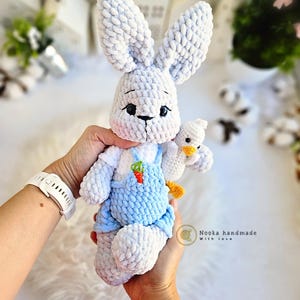 DOR Bunny Amigurumi/crochet Rabbit/ Easy Crochet Pattern/low Sew /plush ...
