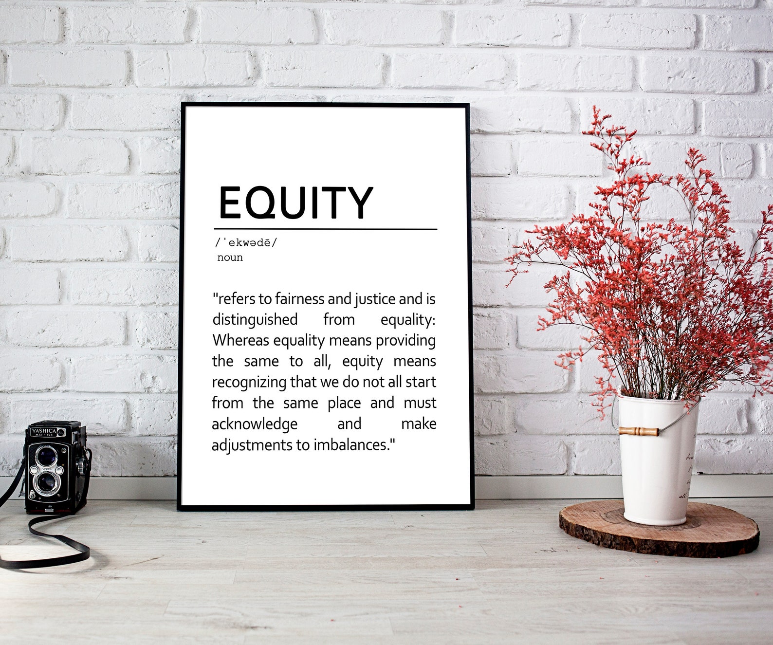 Poster Equity Definition, Set of 3, Diversity Definition, Inclusion ...