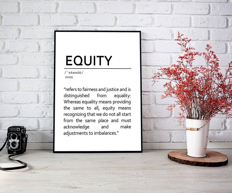 Poster Equity Definition, Set of 3, Diversity Definition, Inclusion ...