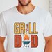 The Grillfather Shirt, Grilling Dad Shirts, Dad Barbecue T-shirt ...