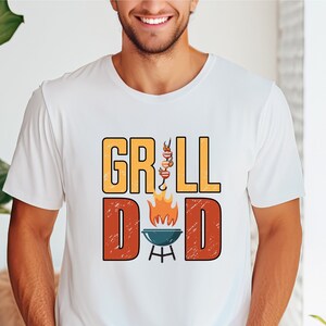 The Grillfather Shirt, Grilling Dad Shirts, Dad Barbecue T-shirt ...