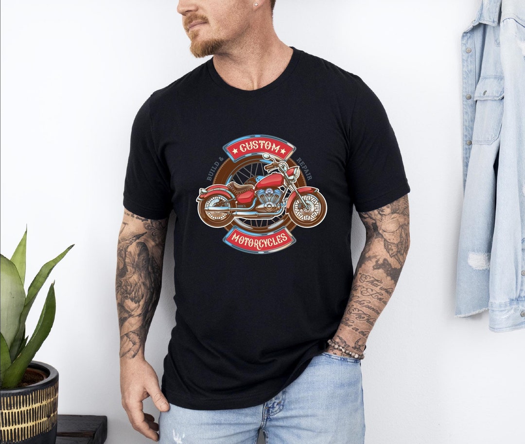Custom Motorcycle Shirt, Motorcycle Gifts, Motorcycle Shirts, Biker ...