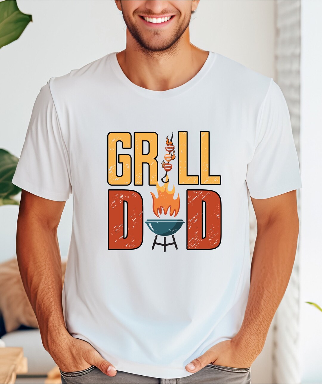 The Grillfather Shirt, Grilling Dad Shirts, Dad Barbecue T-shirt ...