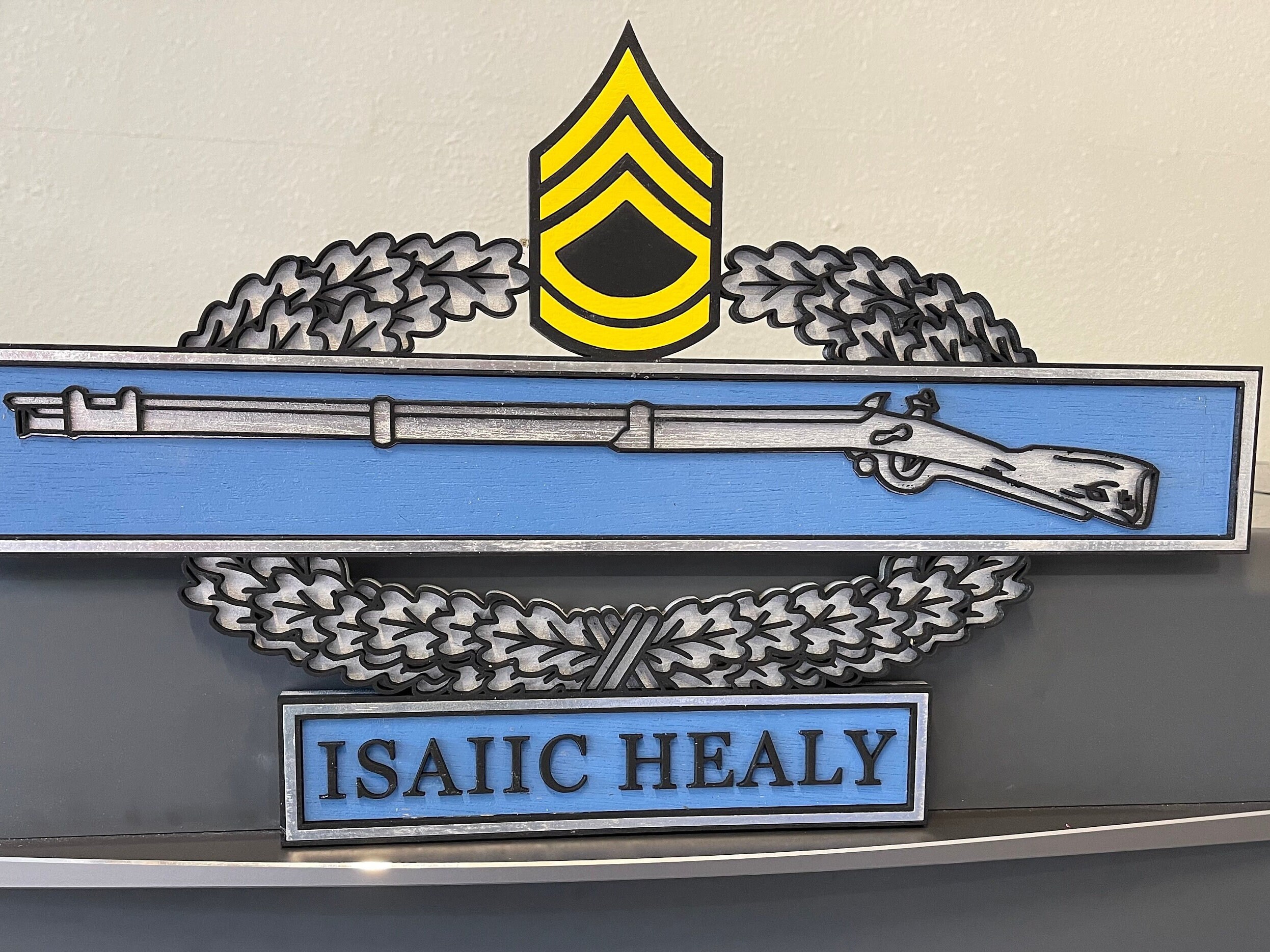 Combat Infantry Badge (CIB) With Rank and Name - Etsy