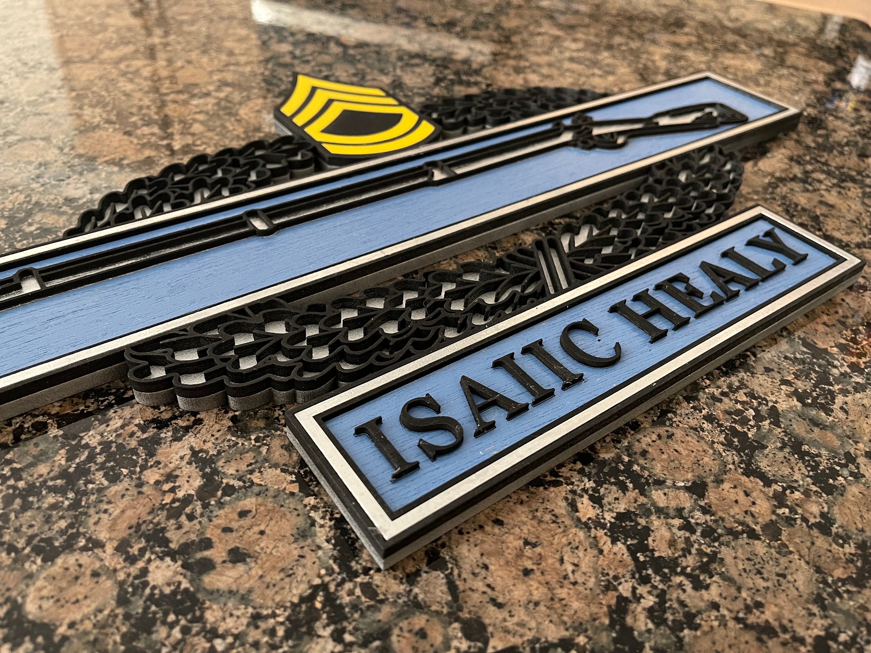 Combat Infantry Badge CIB With Rank and Name - Etsy