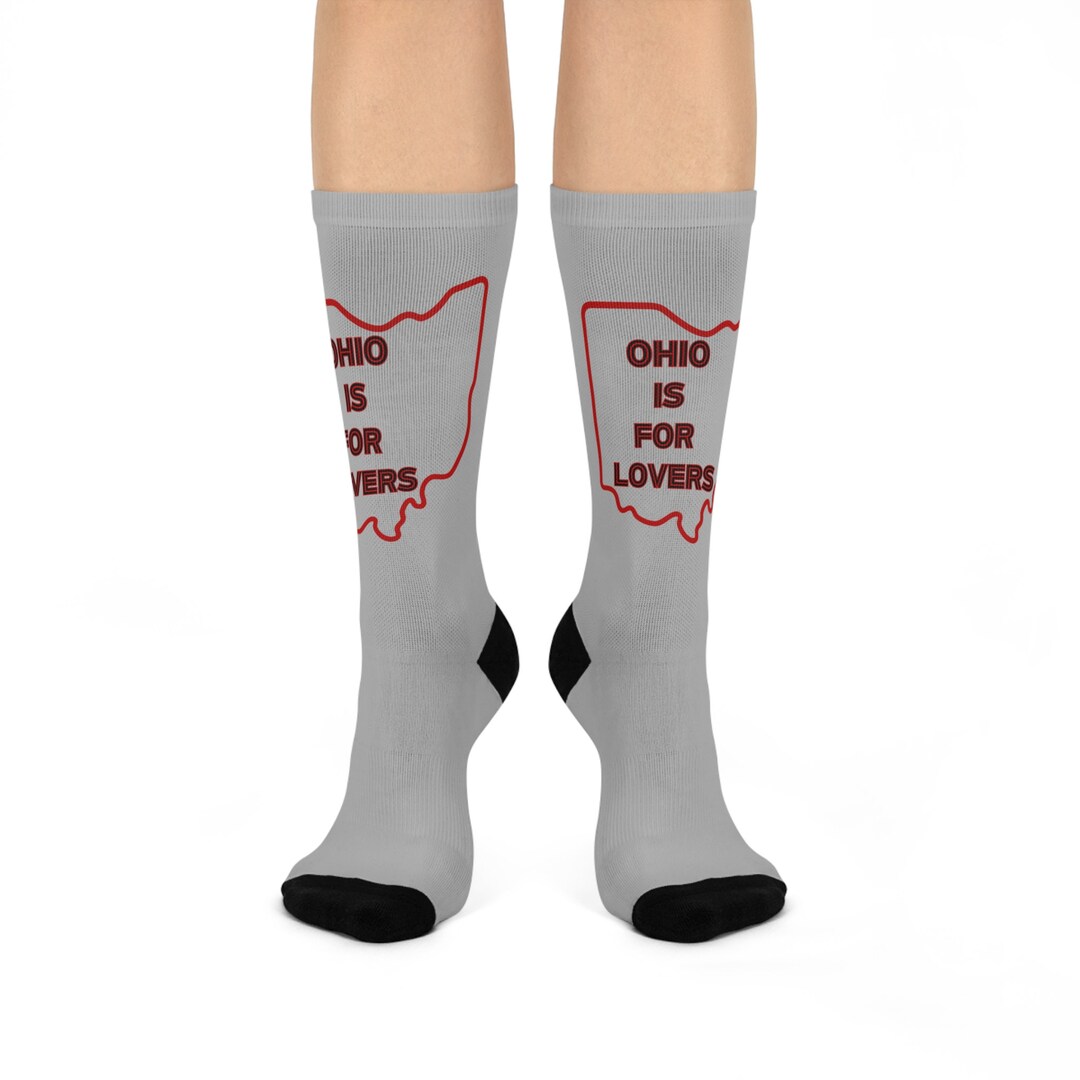 Ohio is for Lovers Crew Socks the Ohio State University - Etsy