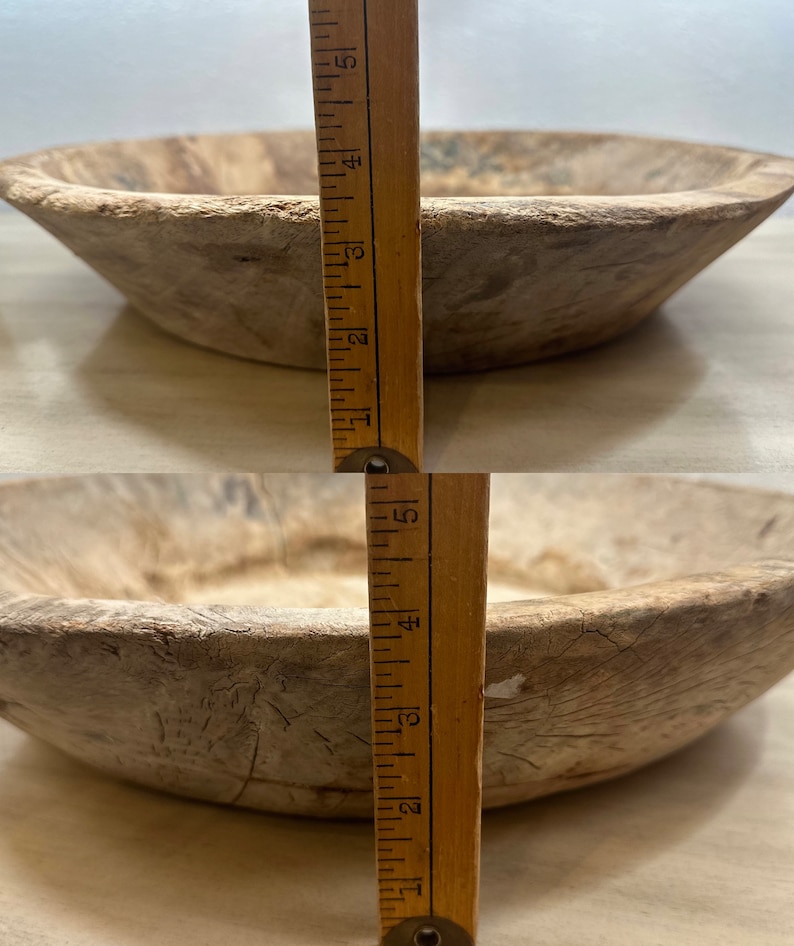 Large Vintage Teak Bowl/large Wooden Parat Bowl/wooden Bowl/rustic ...