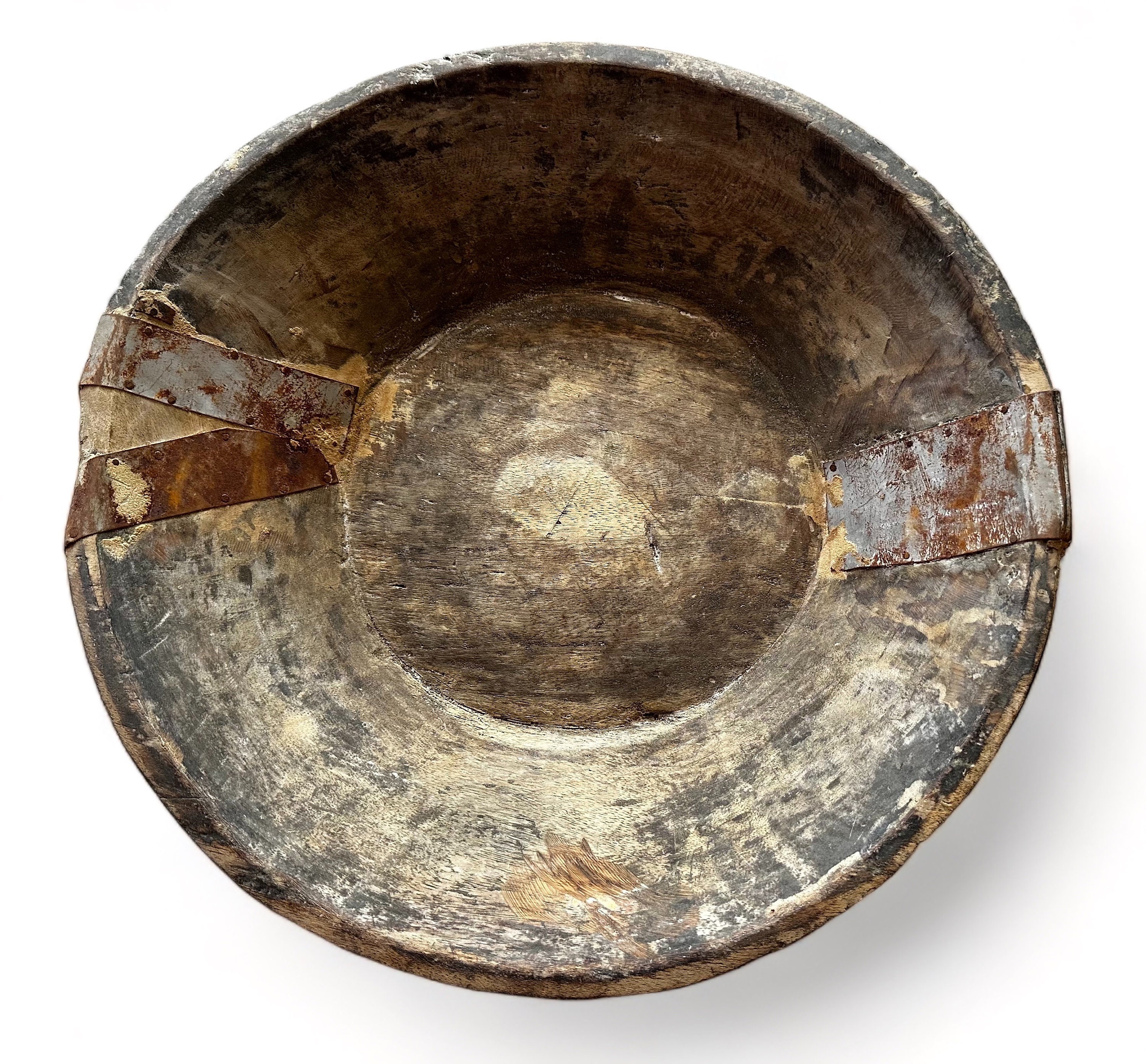 17inch Vintage Teak Bowl/ Wooden Parat Bowl/tray, Wooden Bowl/rustic ...