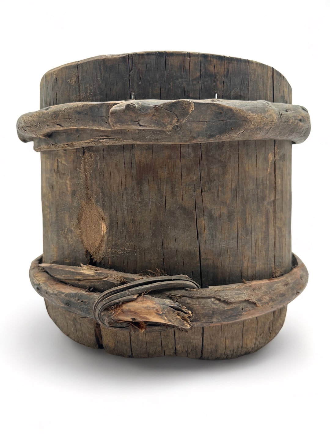 10inch Antique Chinese Wooden Milk Bucket. - Etsy