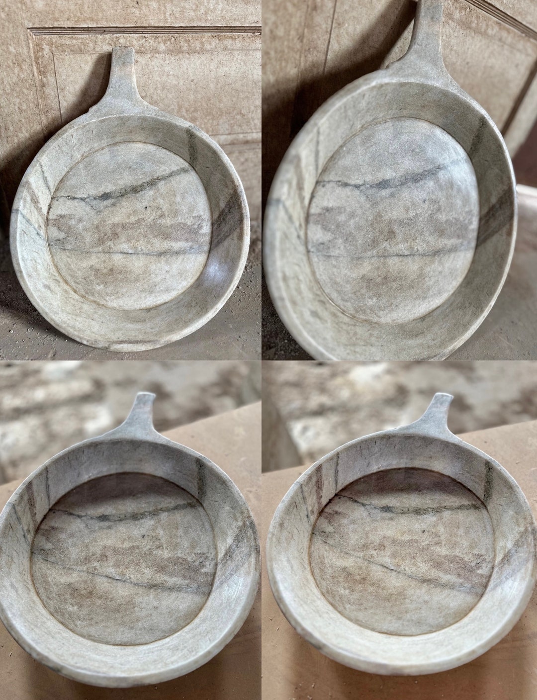ONE Xlarge/heavy Marble Stone Parat Tray - Etsy