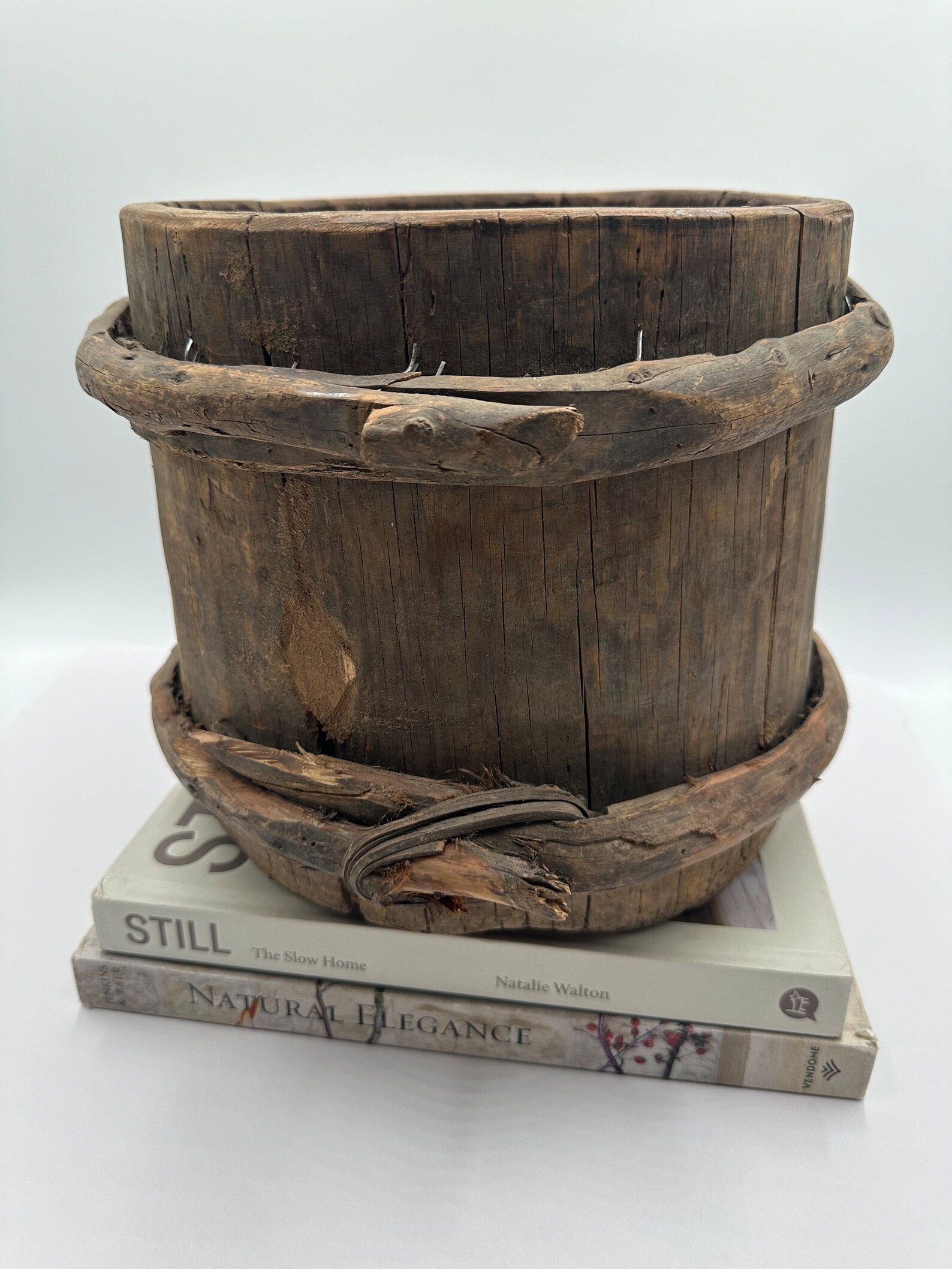 10inch Antique Chinese Wooden Milk Bucket. - Etsy