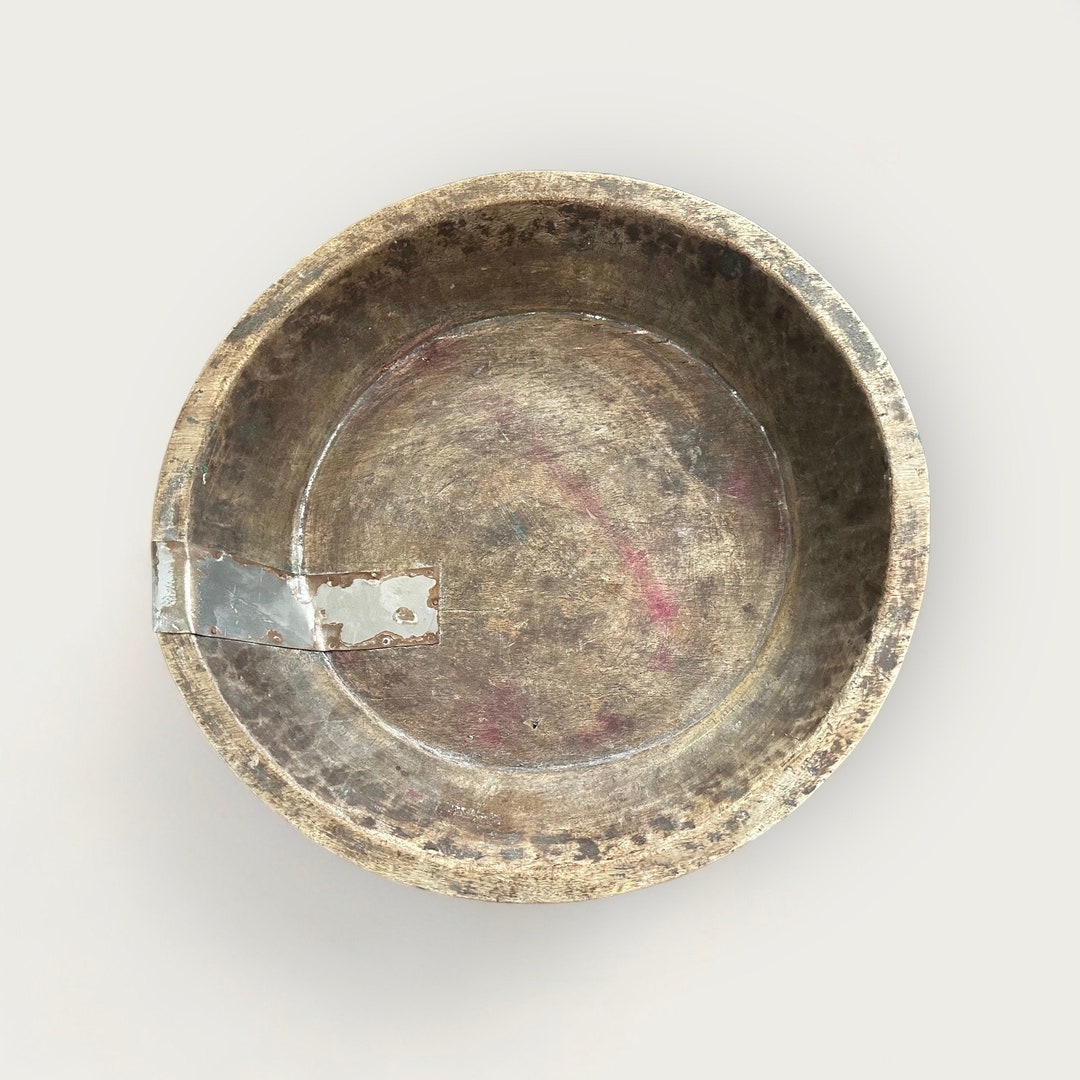 Large 19 Inch Vintage Teak Bowl/large Wooden Parat Bowl/wooden Bowl ...