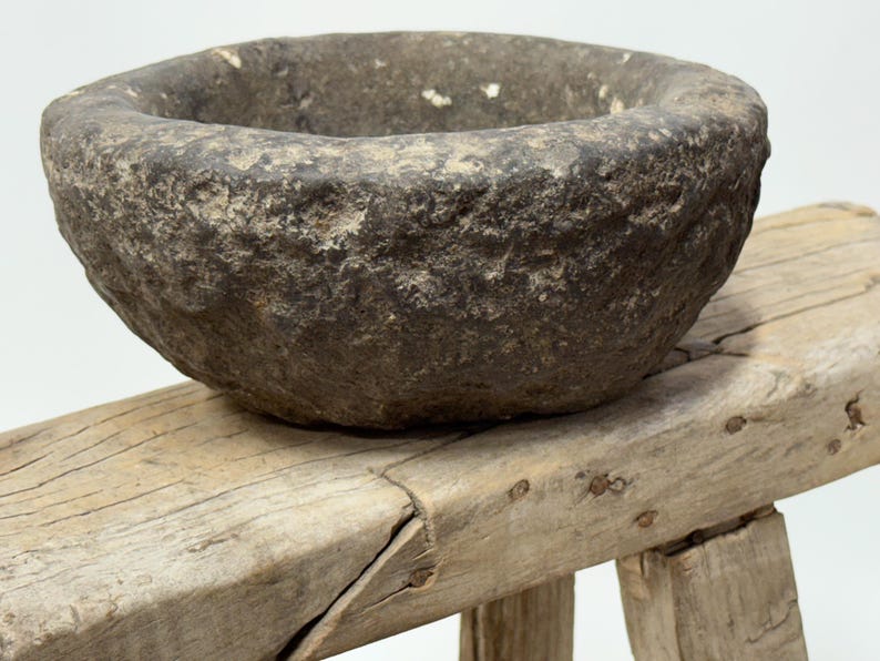 Vintage Stone Tray - Etsy