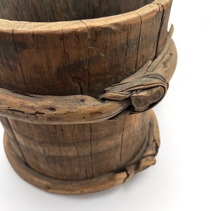 12inch Antique Chinese Wooden Milk Bucket. - Etsy