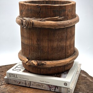 12inch Antique Chinese Wooden Milk Bucket. - Etsy