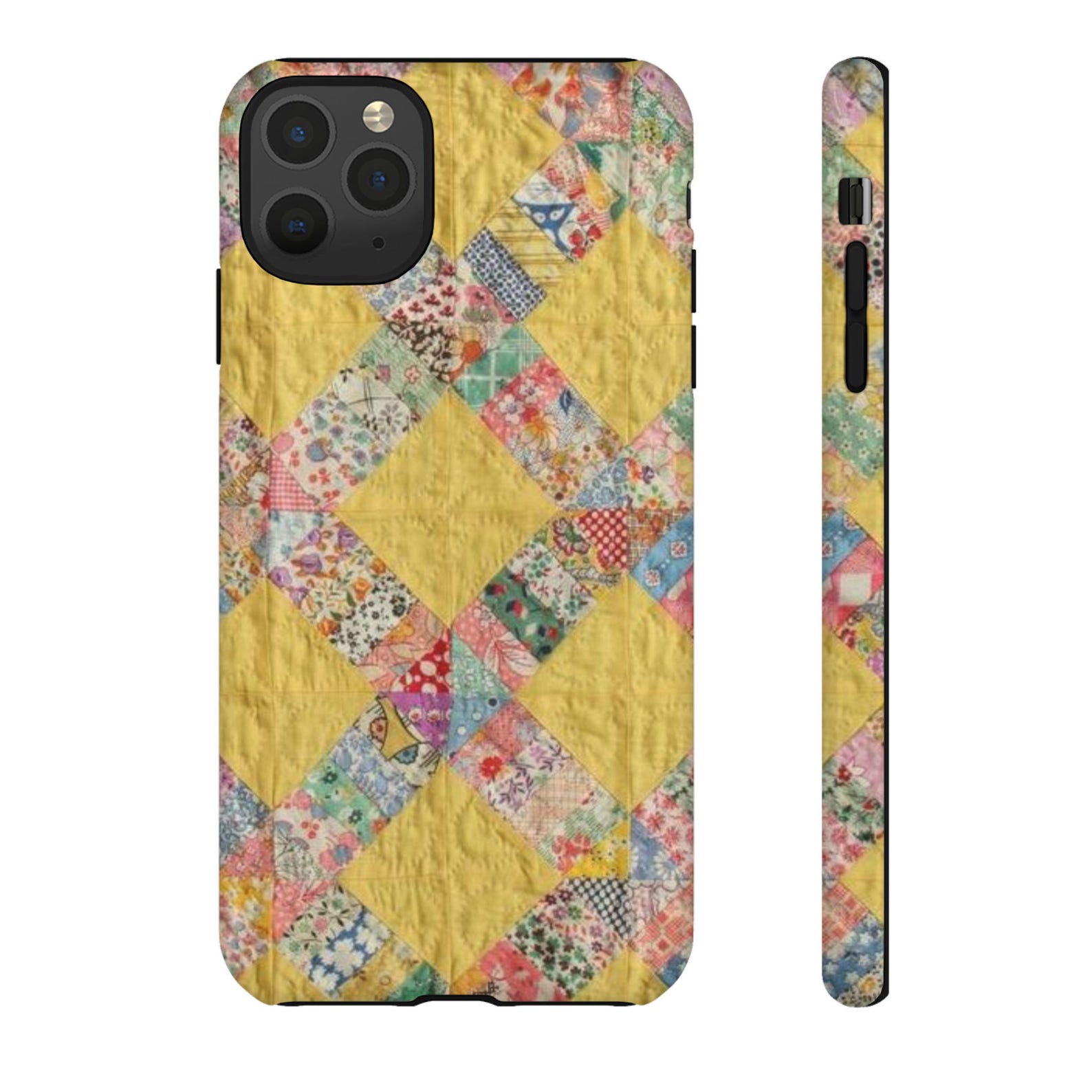 Quilt Phone Case 17 16,15,14,13 Vintage Quilt Print Gift for Crafter ...
