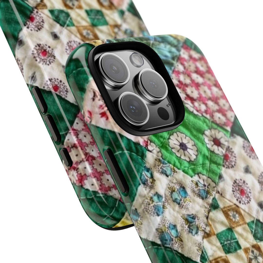 Quilt Pattern Phone Case With Patchwork Design - Stylish Crafty Cases ...