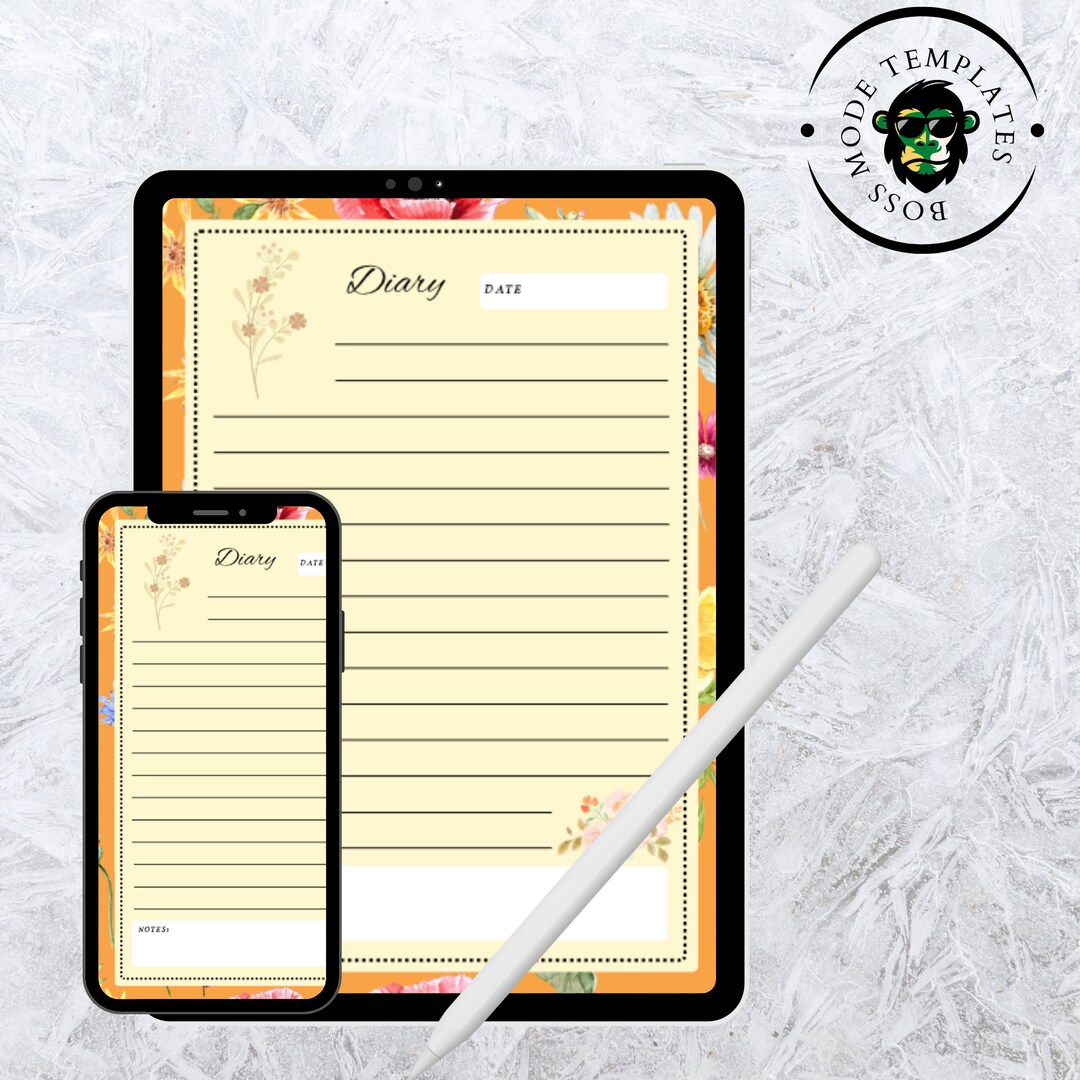 Undated Digital Planner, Goodnotes Planner, Plant Digital Journal ...